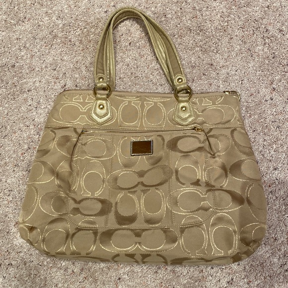 Coach | Bags | Gold Coach Purse | Poshmark